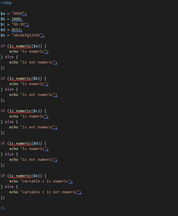 Is numeric PHP Is numeric PHP